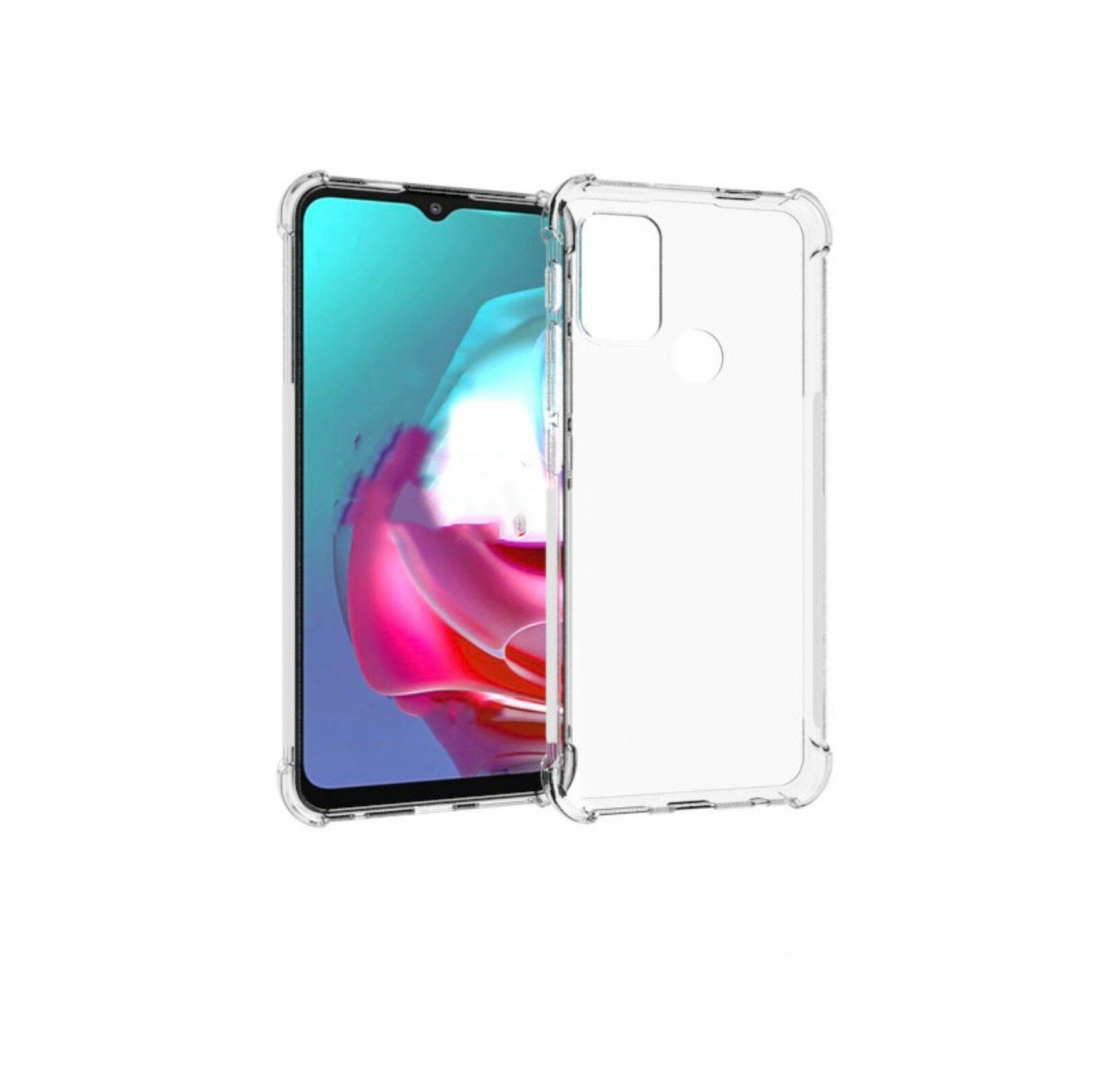 Чехол MyPads Tocco для Motorola Moto G10/Moto G10 Power/Moto G20/Moto G30 прозрачный с усиленной защитой углов