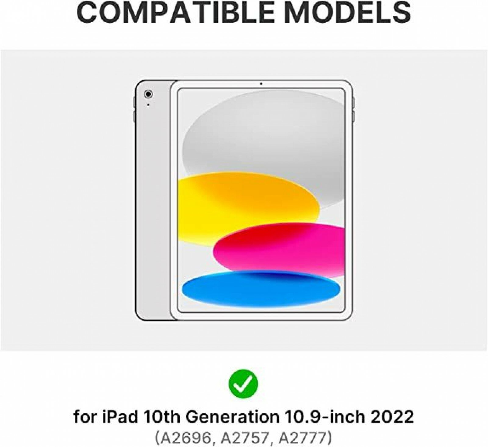 Смарт-чехол MyPads для Apple iPad 10.9 дюйма 2022 года с оригинальным дизайном и защитой