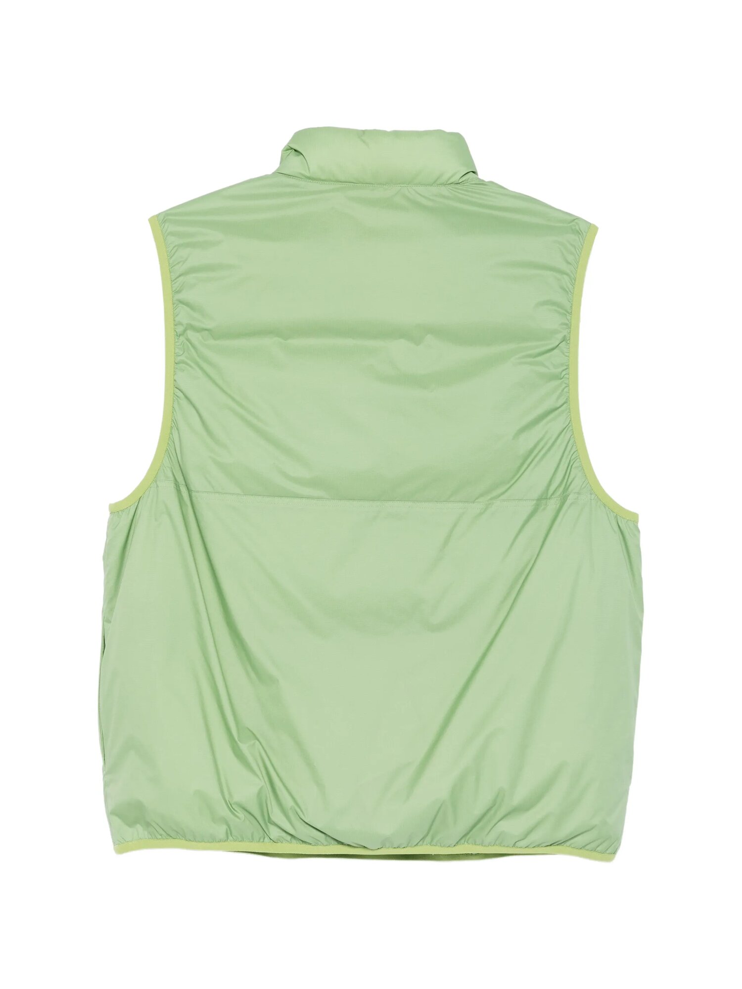 Топ AURALEE Ripstop zip-neck vest, размер 50, зеленый, — фото 1