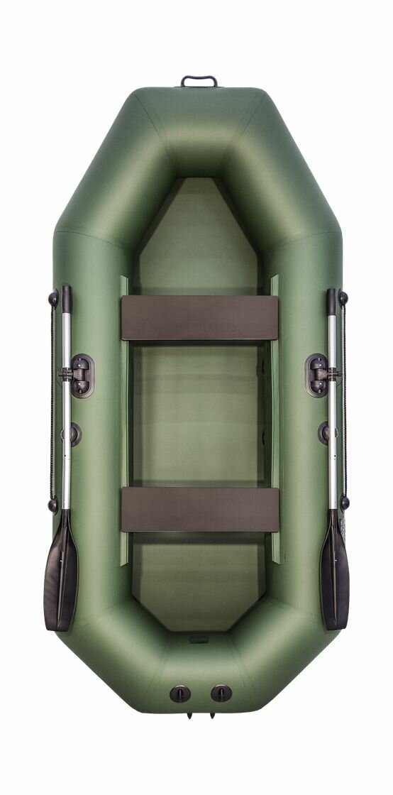 Надувная лодка ПВХ, аква-мастер 280, зеленый