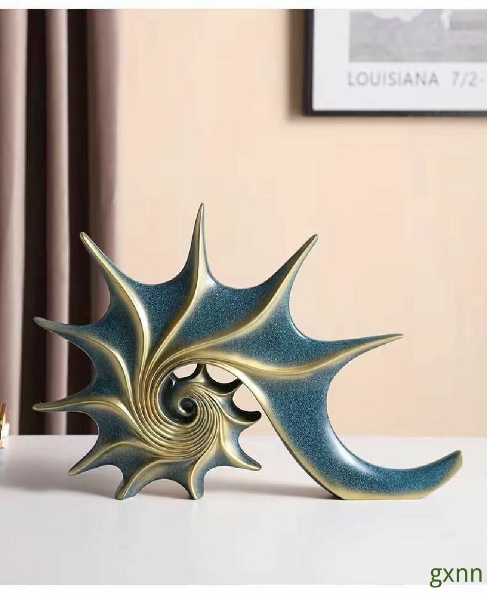 Украшение дома настольная интерьерная статуэтка-ракушка в морском стиле "ракушка"