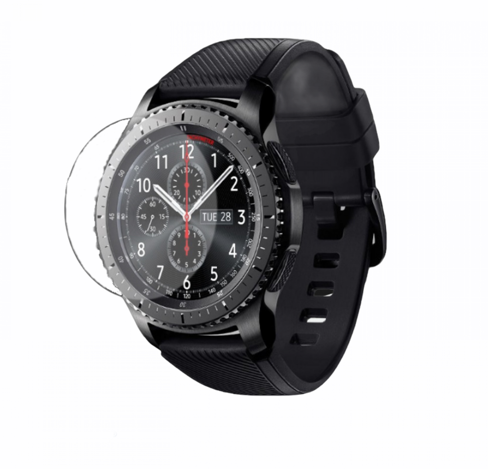 Защитная пленка MyPads для фитнес-браслета Samsung Gear S3 Classic / Frontier глянцевая