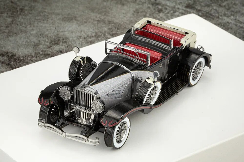 3D металлический конструктор старинный автомобиль, набор для самостоятельной сборки, расслабляющее хобби и оригинальный подарок мужчине на день рождения, коллекционная модель для взрослых