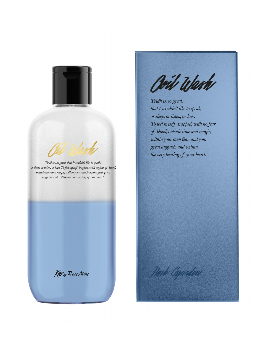 [Kiss by Rosemine] Гель для душа свежий травяной аромат Fragrance Oil Wash - Oh, Fresh Herb Garden, 300мл