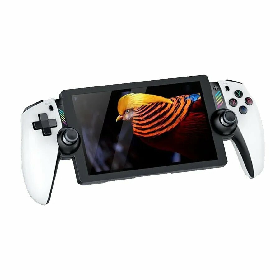 SJGAM M28 256GB ROM PS2 симулятор приставка ретро игровая консоль портативная, Linux система, 7.1 inches 1024*600 IPS-экран