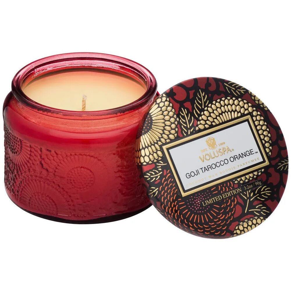 VOLUSPA GOJI TAROCCO ORANGE Ароматическая свеча 90 г, с ароматом красного апельсина, 1 шт