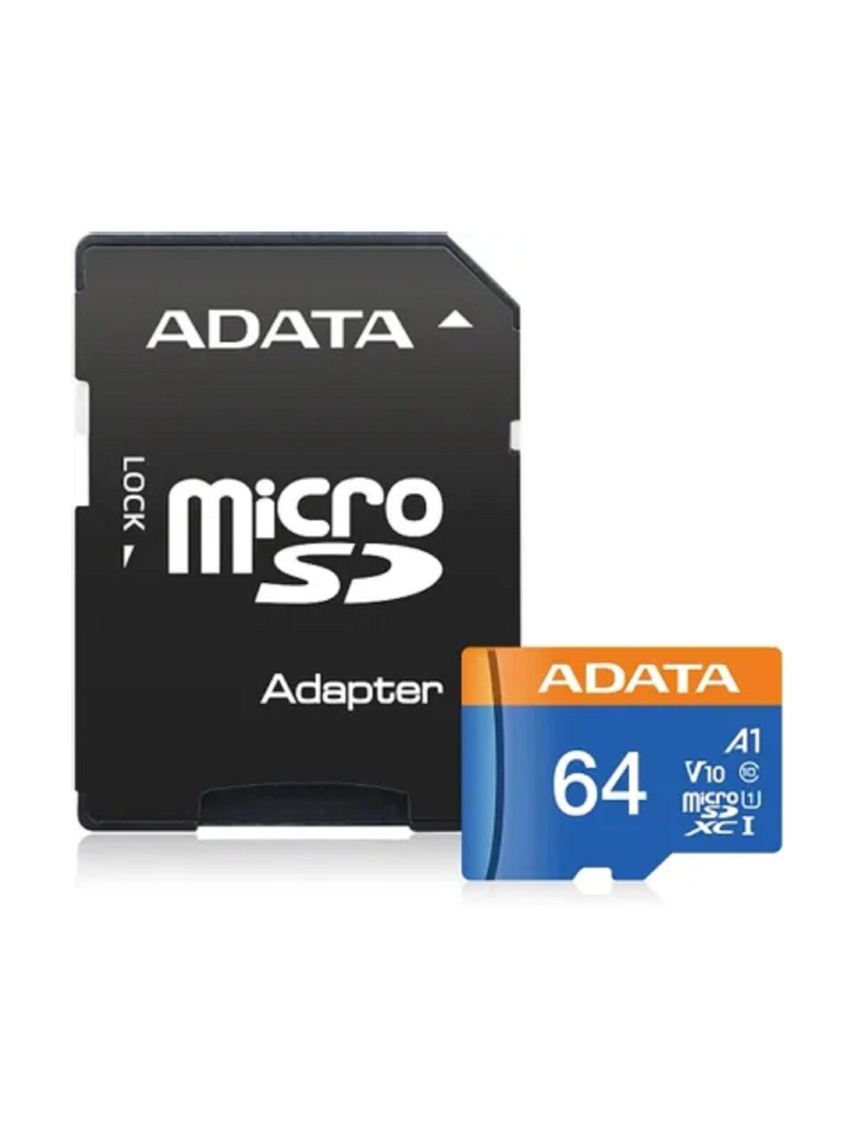 Micro SecureDigital 64Gb A-DATA AUSDX64GUICL10A1-RA1