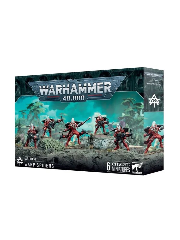 Миниатюры Warhammer 40000: Aeldari - Warp Spiders 6 миниатюр