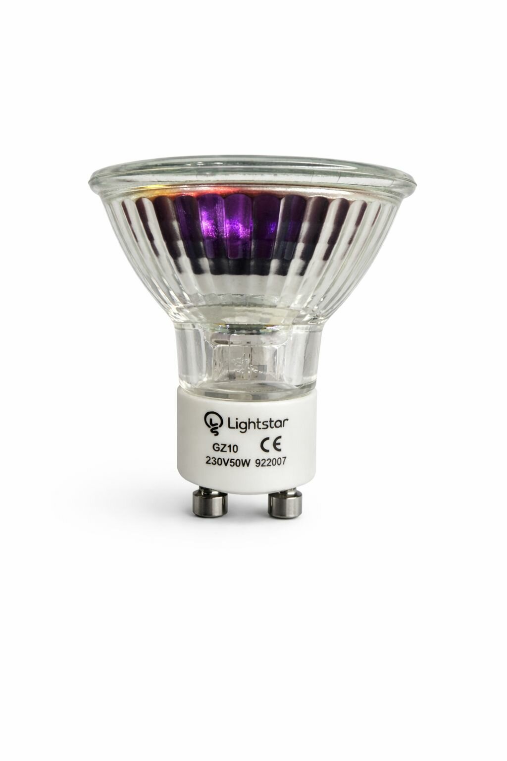 Лампочка GZ10 50w 230v 2800k 40(градусов) галогенная(5 штук в комплекте)