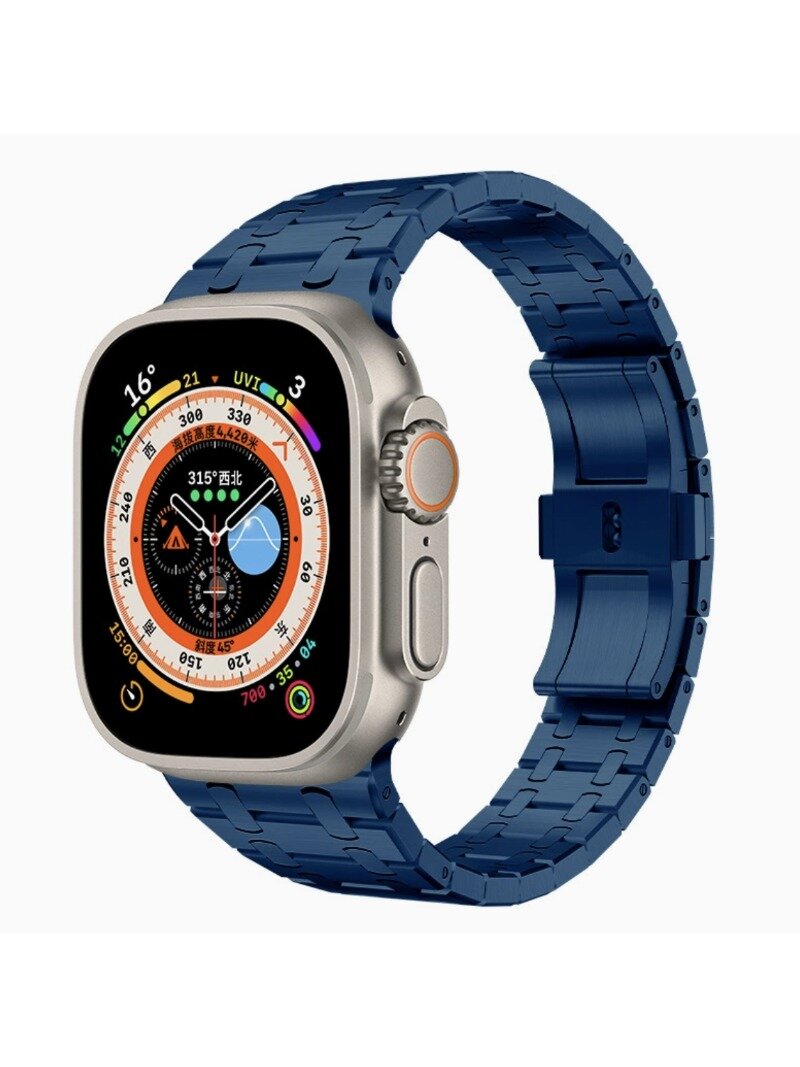 Браслет из нержавеющей стали для Apple Watch S11 / 10 46 мм металлическая стальная лента