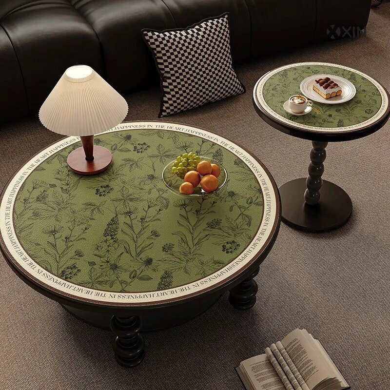 Круглая водонепроницаемая скатерть из ПВХ 90x90CM Round, Кругл