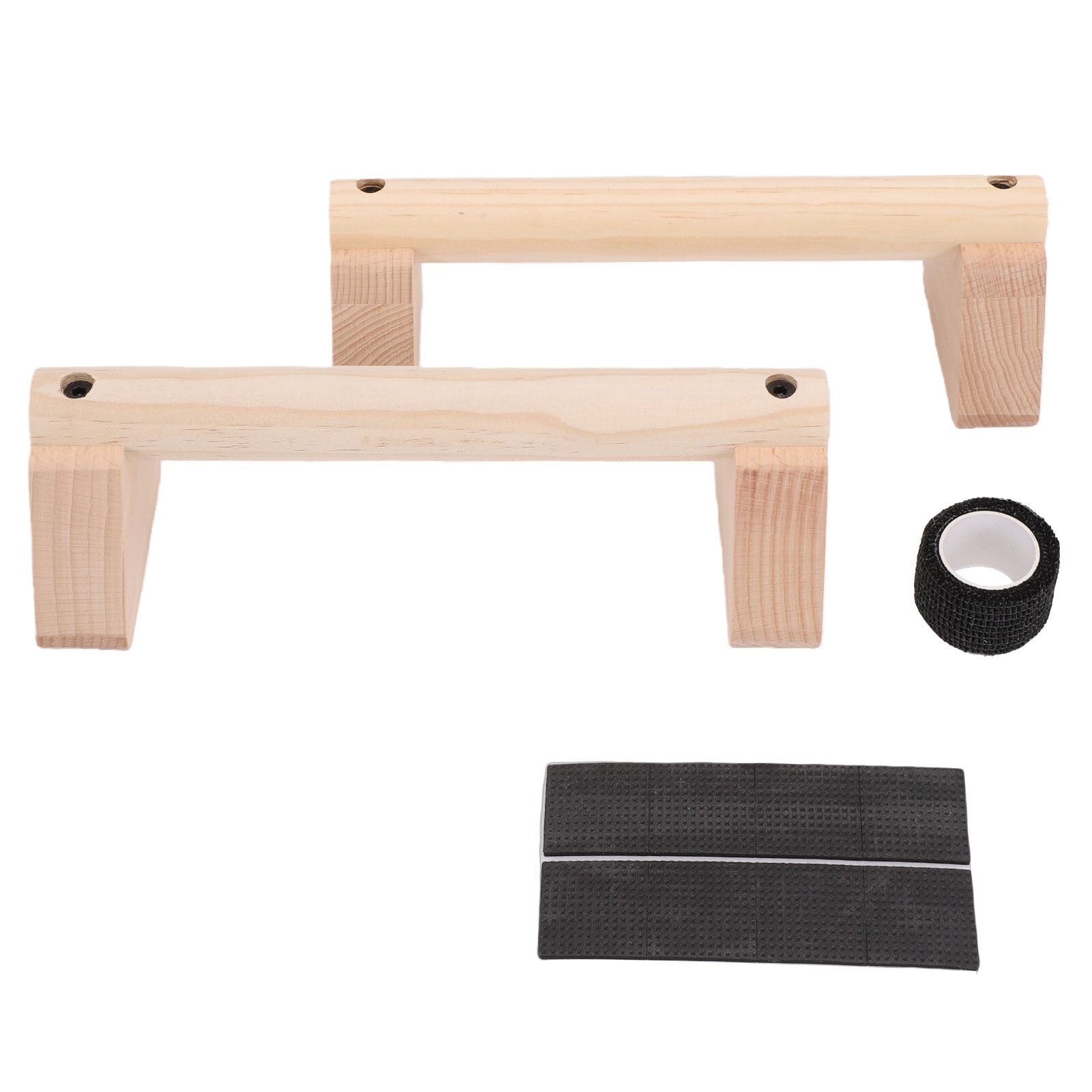 2 шт. брусья для отжиманий из букового дерева, деревянная балансировочная балка, тренажер для домашнего использования, 25 см / 9,8 дюйма