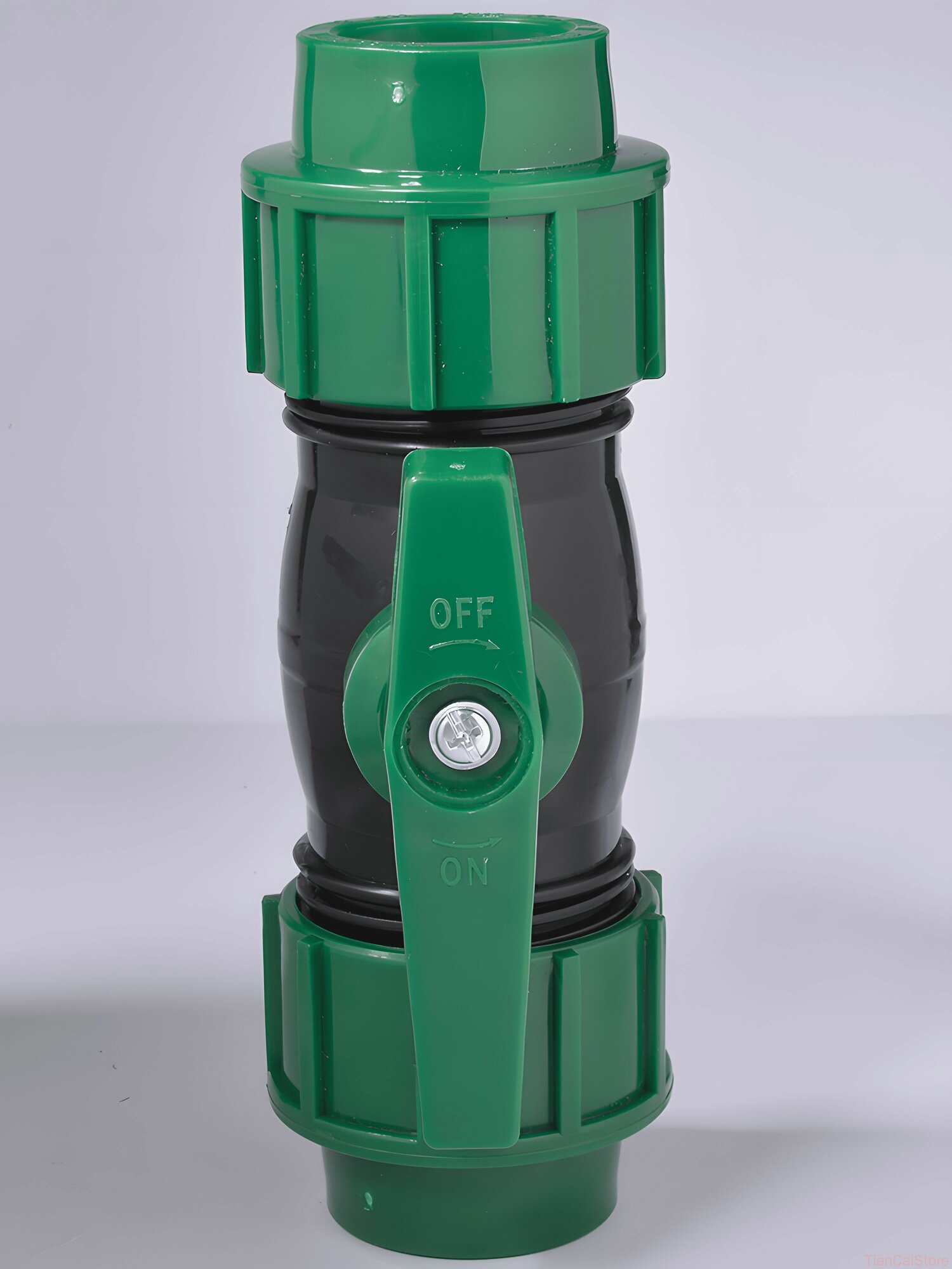 Новая продукция. Шаровой кран ПНД (PE32) 32 мм, цанга D32/цанга D32, обжимная арматура для водоснабжения, 1 шт