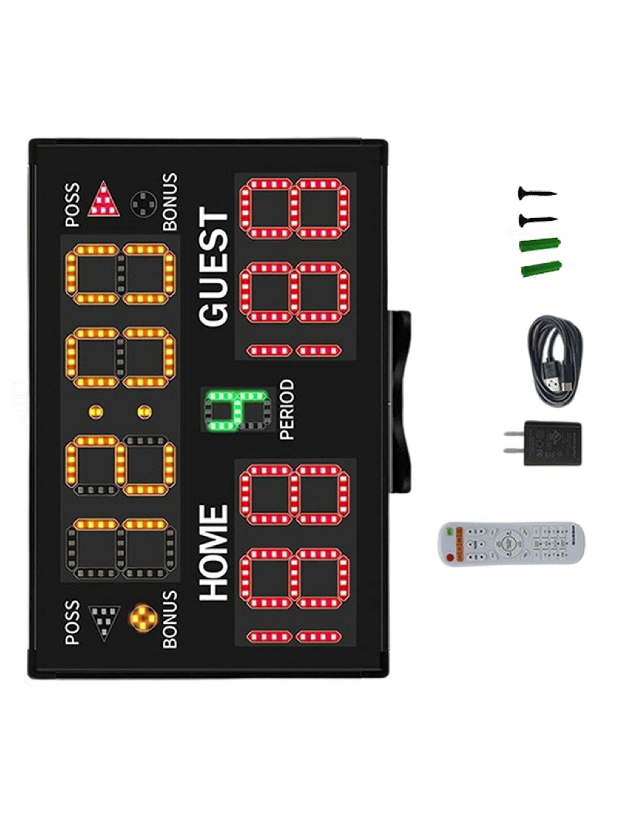 Цифровое электронное табло с дистанционным управлением для спортивных игр и мероприятий