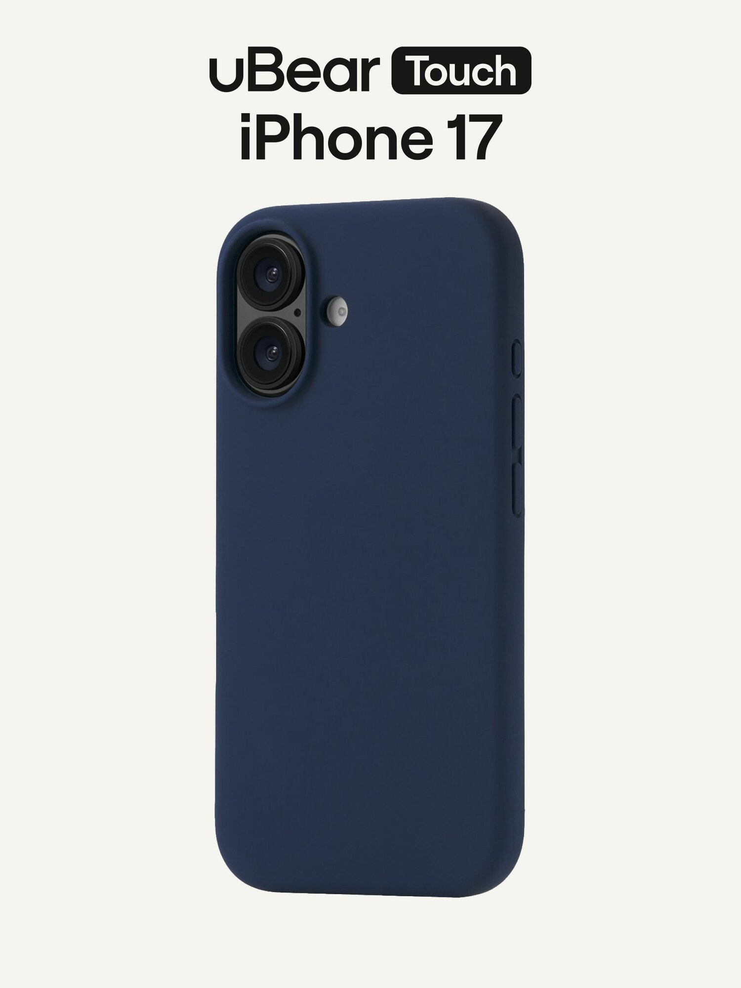 Чехол на iPhone 17 uBear Touch Mag Case, магнитный, цвет: синий