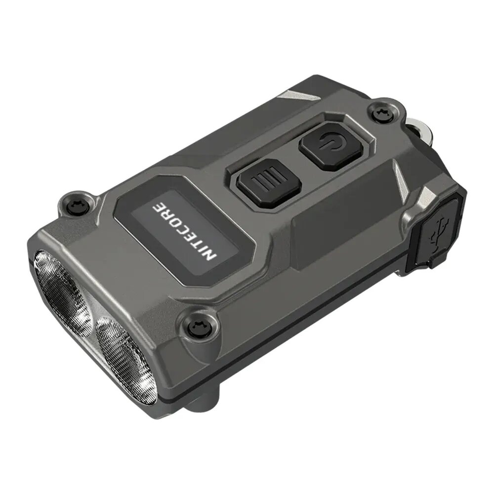 Nitecore TINI 2 Фонарь ручной брелок USB зарядка серый