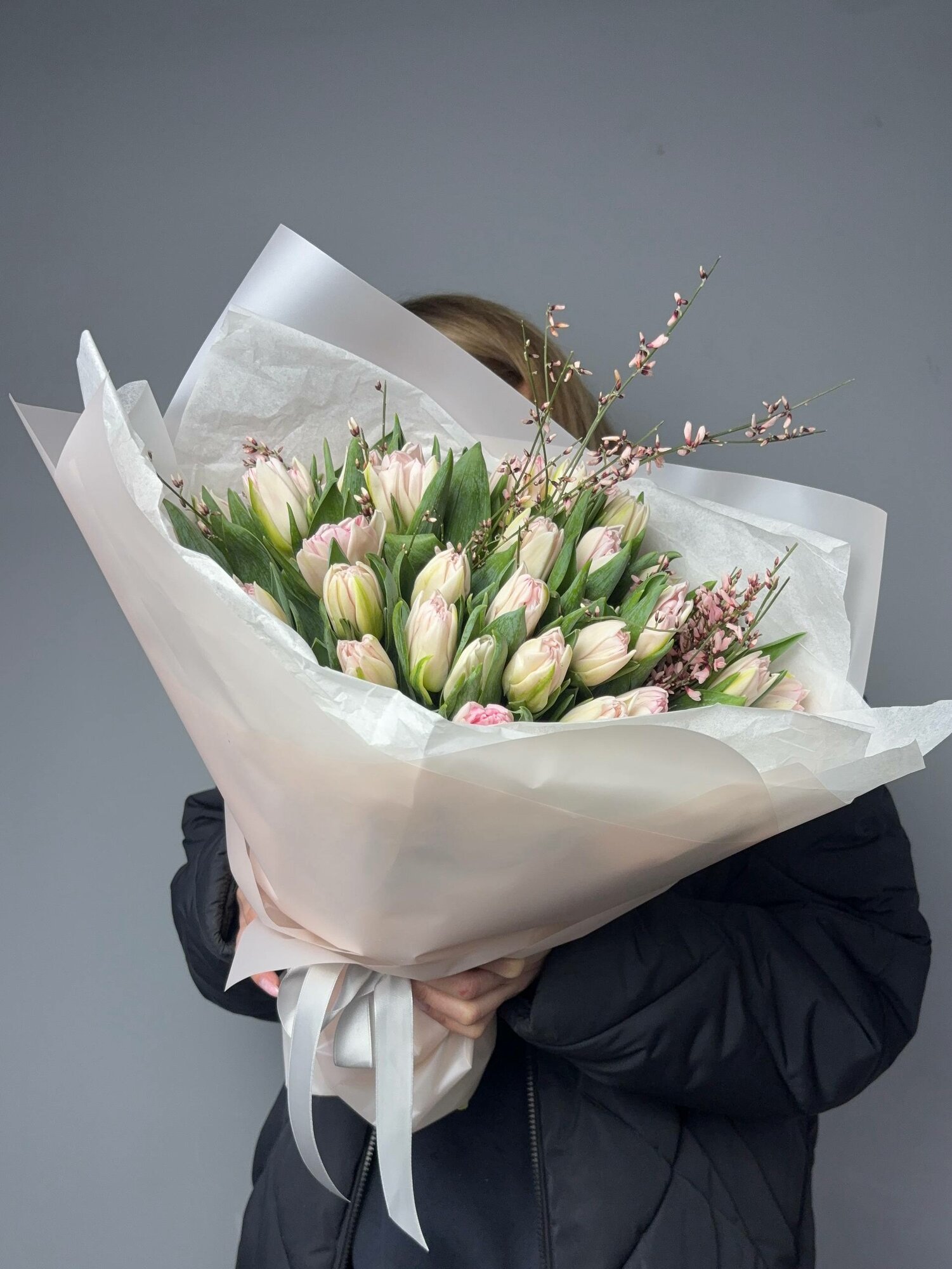 49 жемчужин: белые тюльпаны премиум – FRESH FLORA купить свежие цветы с доставкой