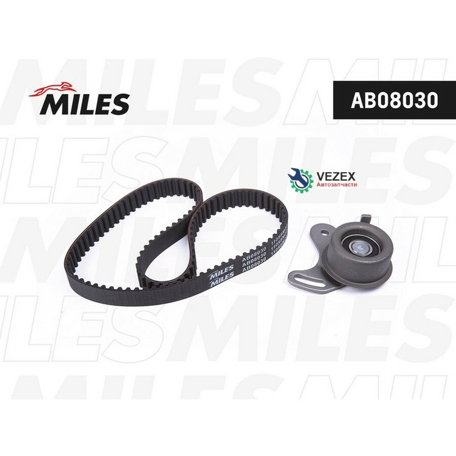 MILES AB08030 Комплект ремня ГРМ HYUNDAI ACCENT/GETZ 1.3/1.5 00- AB08030