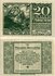 Австрия 20 геллеров 1920 Хинтерштодер aUNC