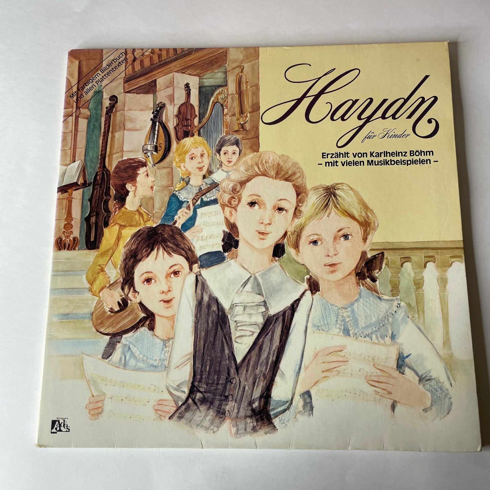 Винтажная виниловая пластинка LP Karlheinz Bohm, Haydn Fur Kinder Гайдн Для Детей (Германия 1979)