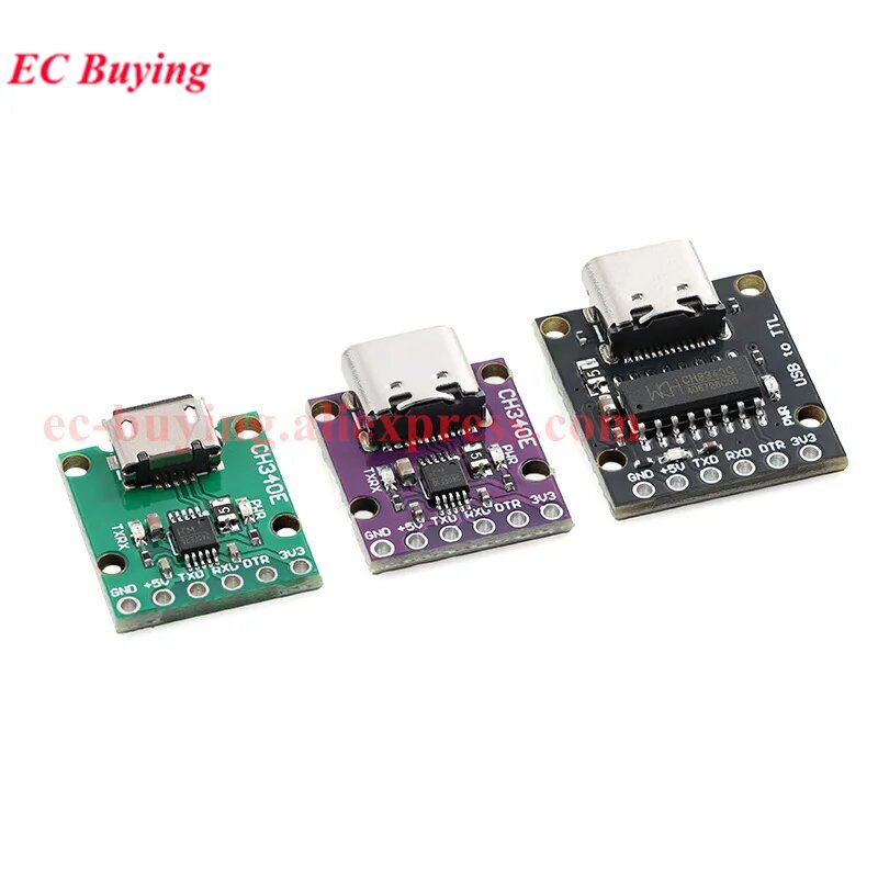 CH340E USB to TTL Type-C Модуль — фото 1