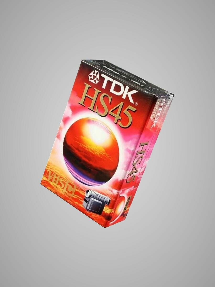 Видеокассета VHS-C TDK HS-45 , (1 шт. 45 мин.)