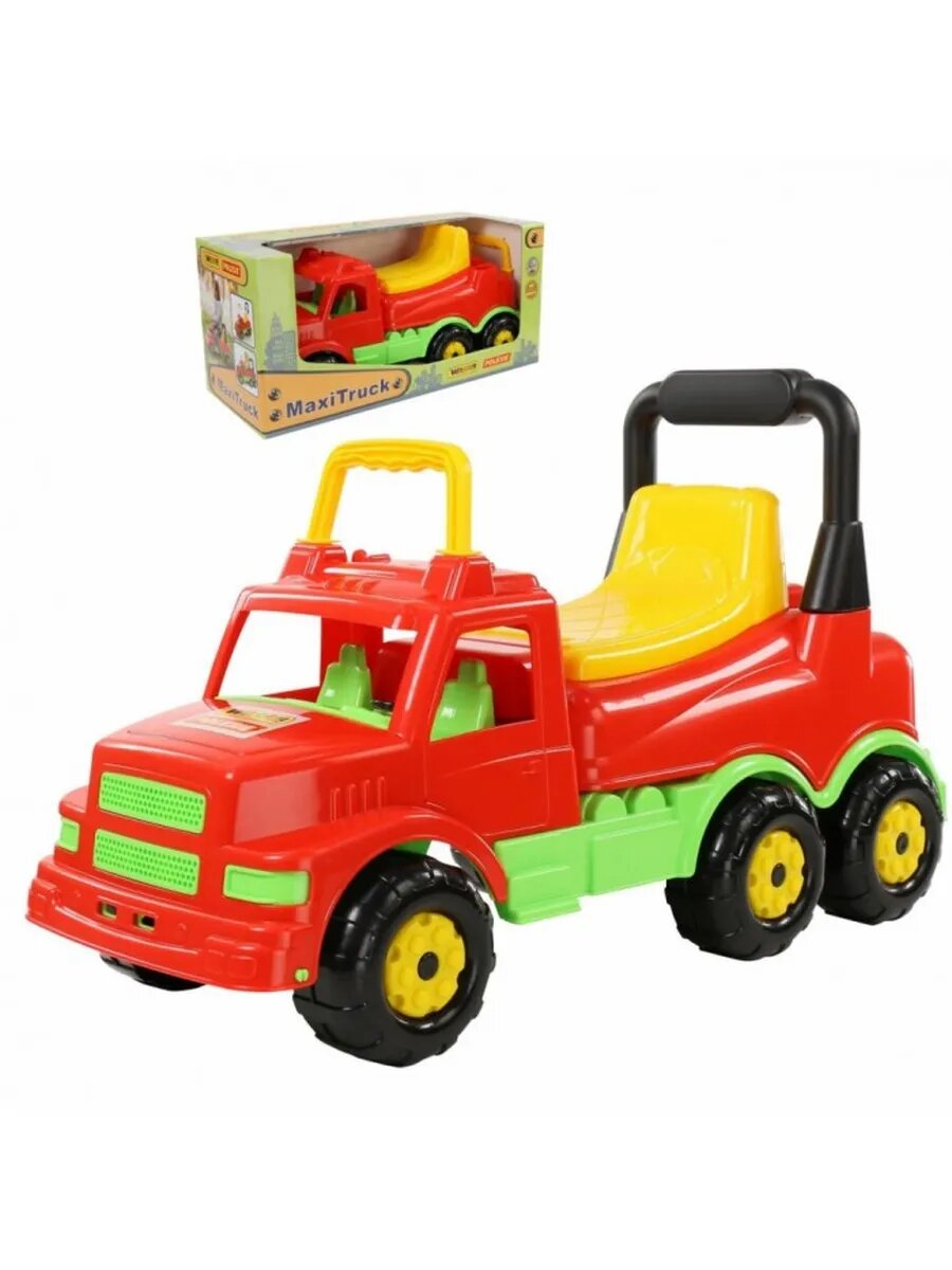 Каталка-автомобиль /Буран/ №1 (красная) (в коробке)