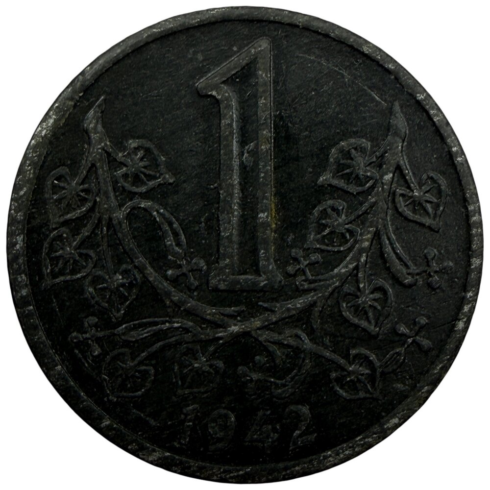 Богемия и Моравия 1 крона 1942 г.