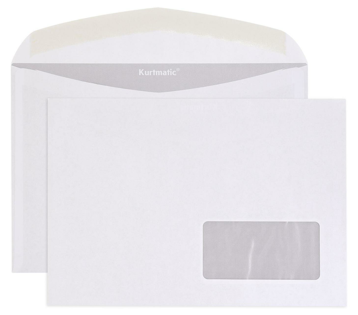 Конверт почтовы С5 (162х229) окно справа декстрин