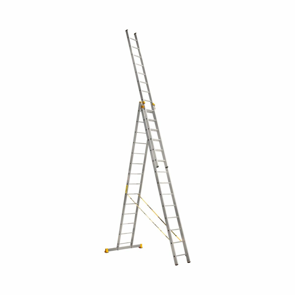 Лестницы Alumet 3Х14 Профи Трехсекционные Алюминиевые 9314, Длина 10.22 М, Нагрузка 150 Кг.