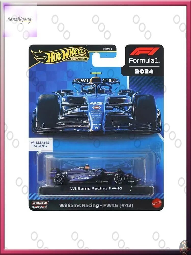 Машинка Collectors F1 Series: Williams Racing FW46 Car #43 масштаб 1/64