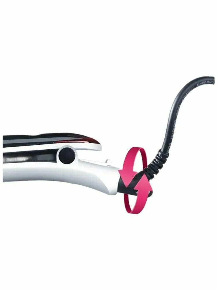 Щипцы для завивки Polaris PHSS 2098TTi Tourmaline PROF, черный, черно-серый, хром