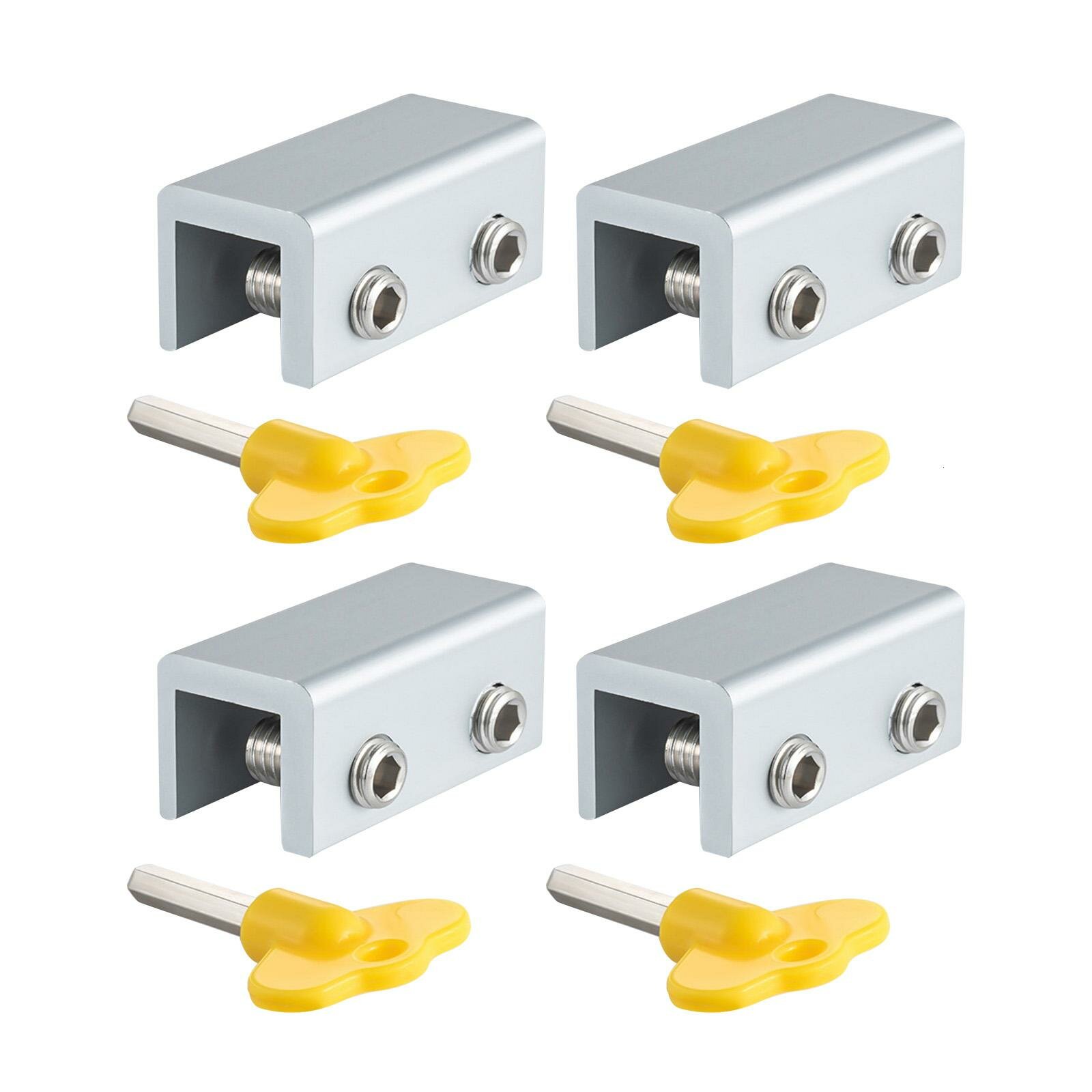 Ограничители оконные, 4 шт, Две дырочки