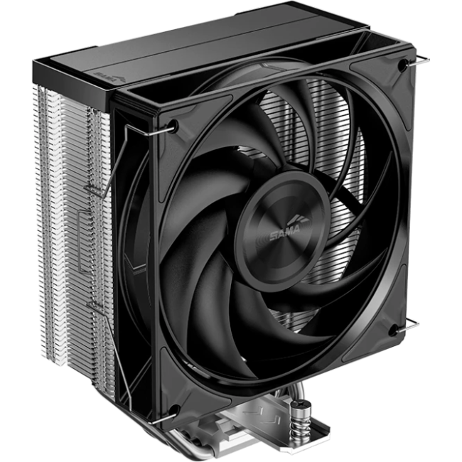 A40-XXWNYXOX-G SAMA Кулер для процессора/ CPU Cooler SAMA A40P (240W, 4-pin PWM, 152mm, 4x6mm, 1x120mm, 75.2CFM, 29dBA
