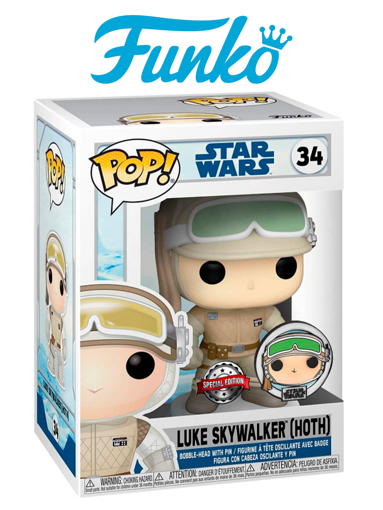 Фигурка Funko POP! Luke Skywalker (Hoth) (34) Star Wars