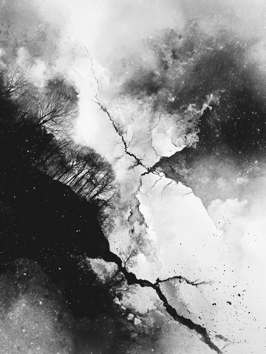 Черно-белый постер 50х70 см - ЧБ 8