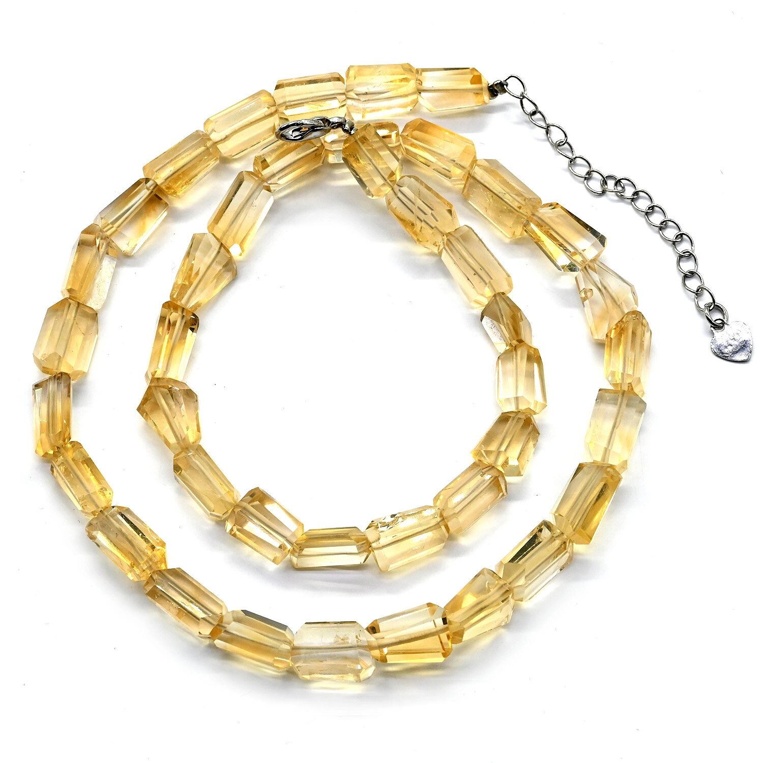 Бусы, цитрин