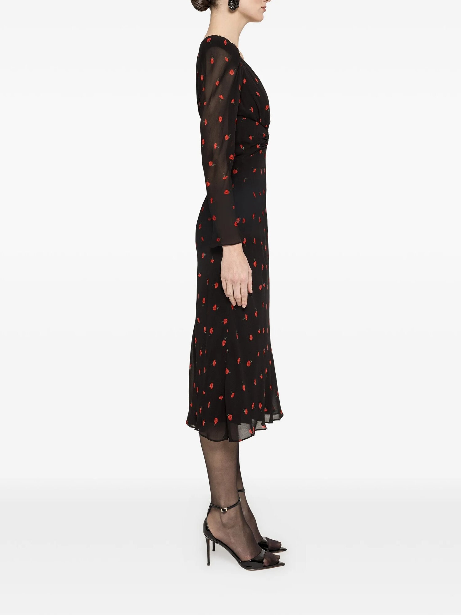 Платье Nissa Printed midi dress, размер 46 — фото 1