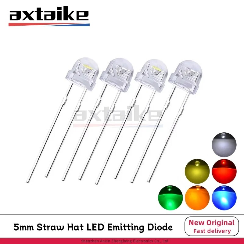 LED Diode Straw Hat, Slow Flash, Цвет: Slow Flash