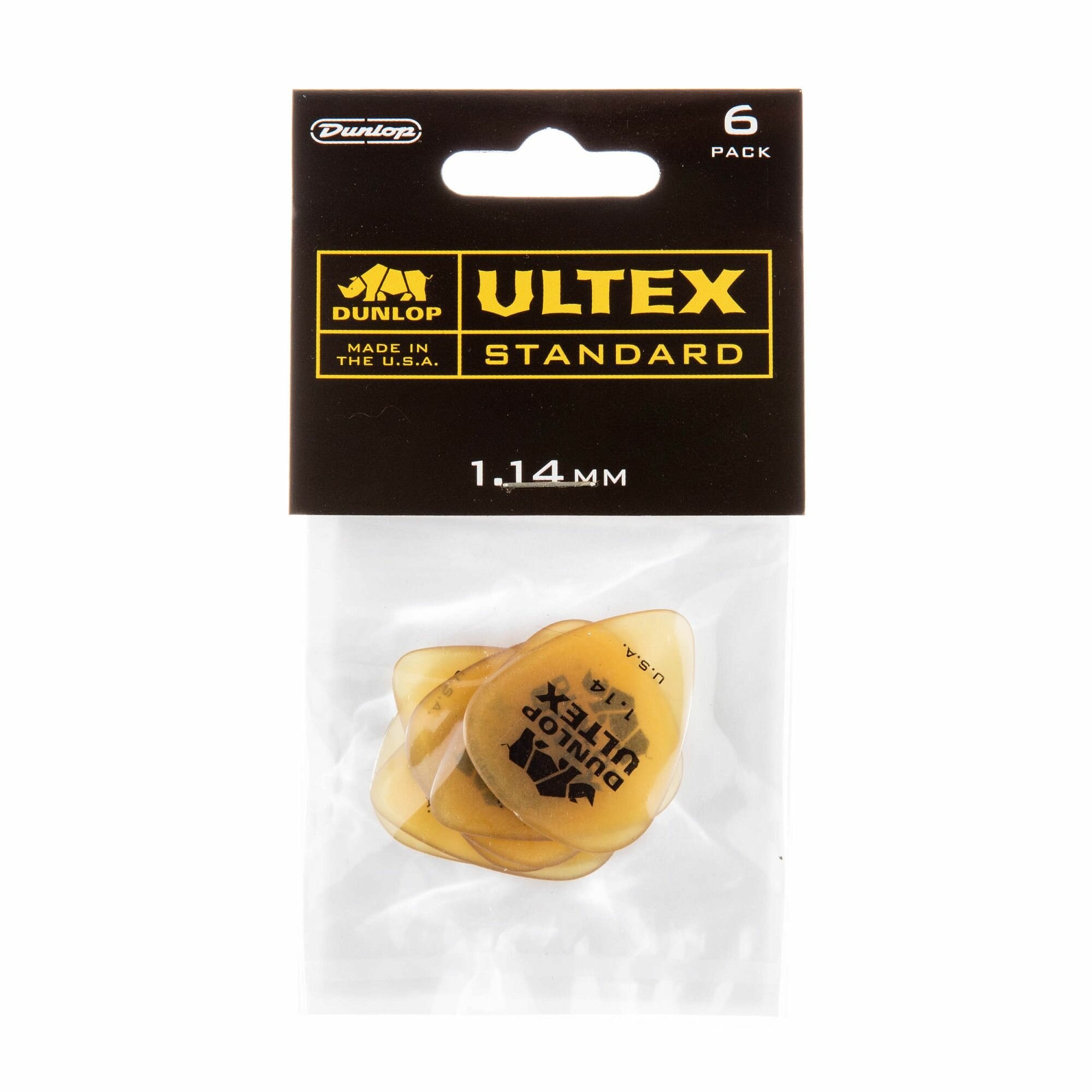 Набор медиаторов 6 шт 1.14mm Dunlop 421P1.14 Ultex Standard