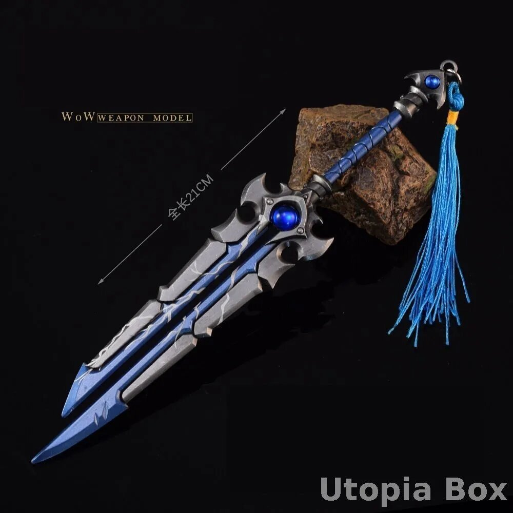 Периферийная фигурка игры World of Warcraft, игрушка, меч открытого неба, 21 см