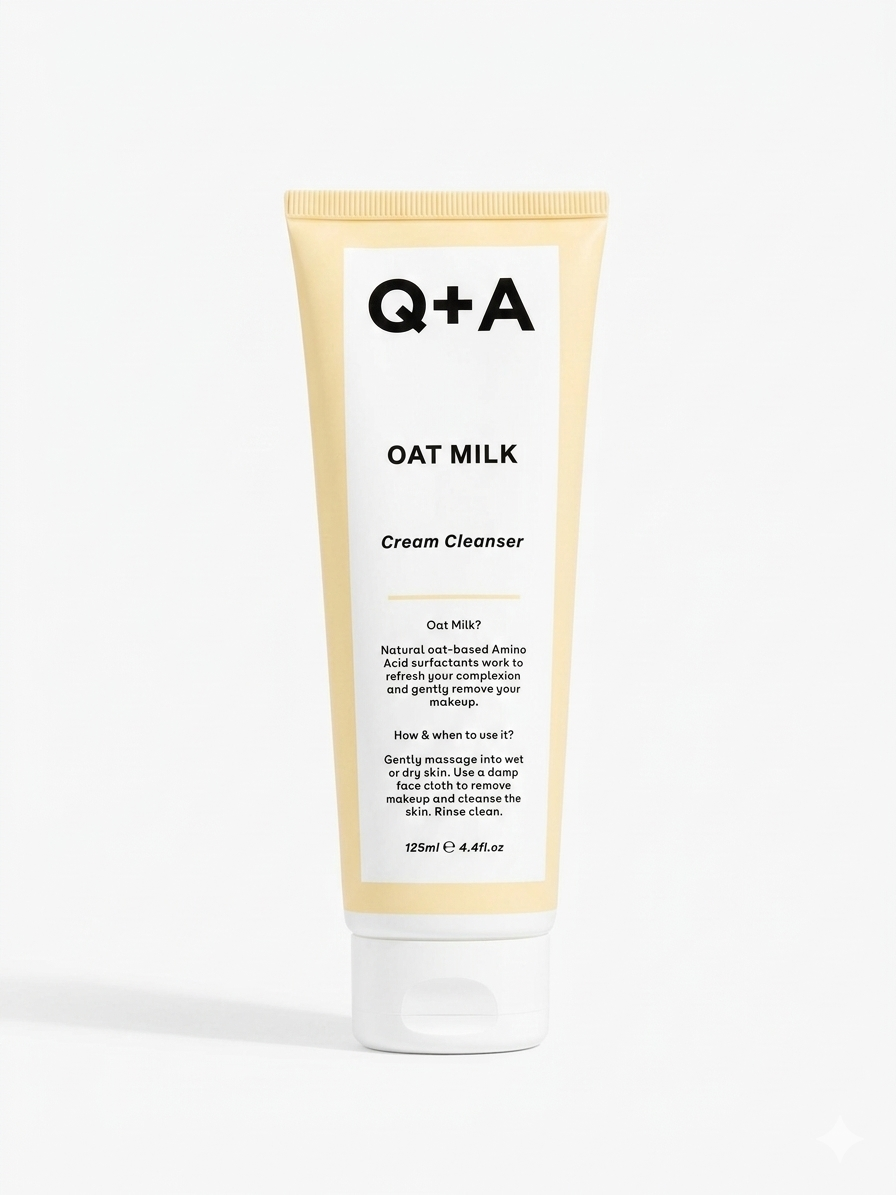 Крем Q+A "Очищение и увлажнение", для лица, для всех типов кожи