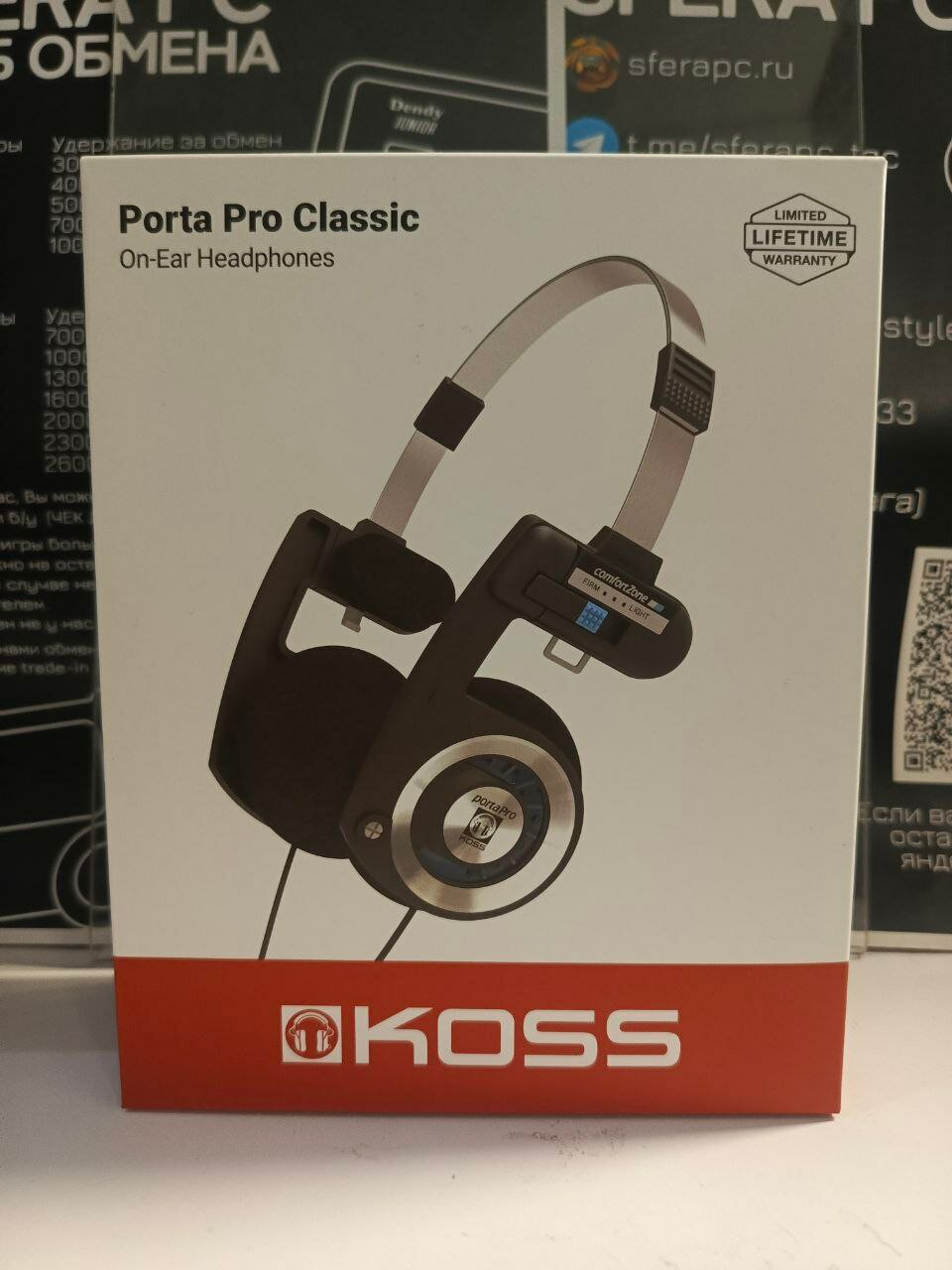 Наушники проводные Koss Porta Pro On Ear Classic Headphones, Black(SPC)