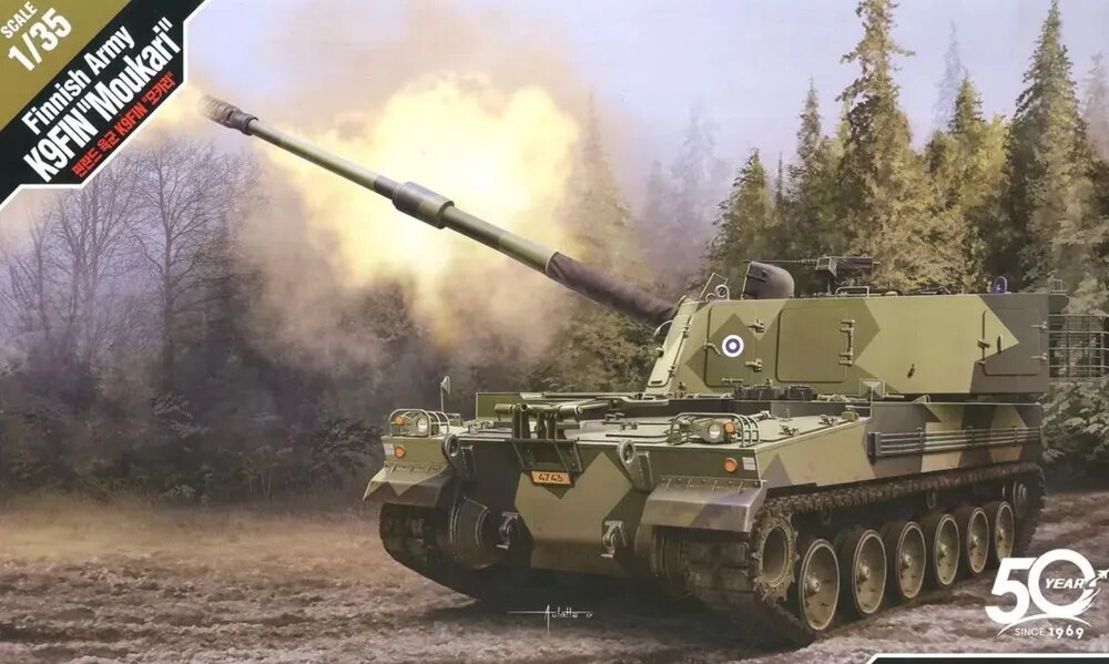 Academy 13519 1/35 Финская армия K9FIN "Moukari" 155-мм самоходная гаубица