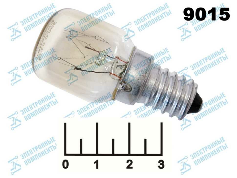 Лампа 220V 15W E14 для эл. плит (+300C) Camelion