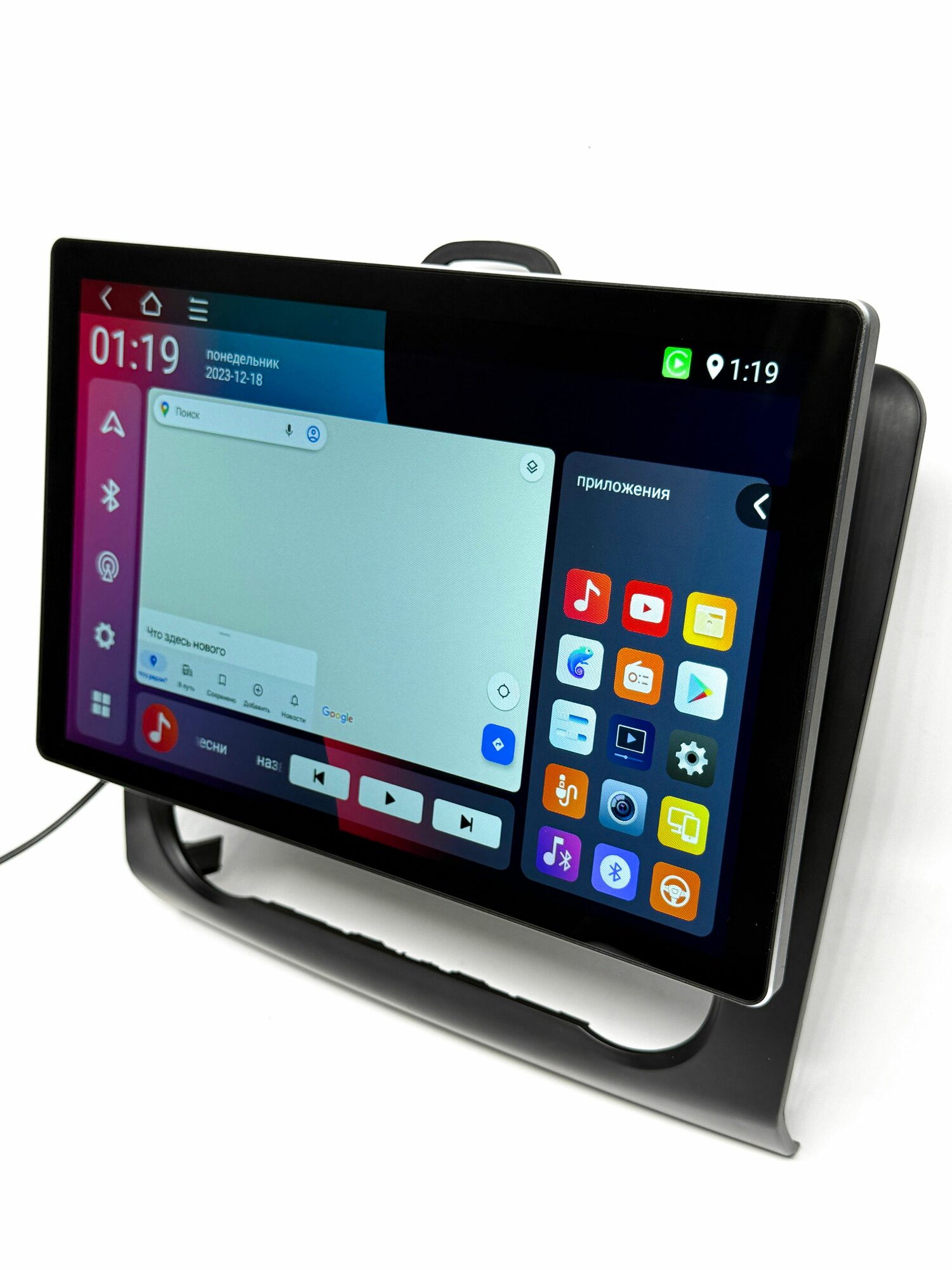 Тесла магнитола 11.5 дюймов 8 ядерная 4/64ГБ Ford Focus 2 Климат Черная 2005-2011