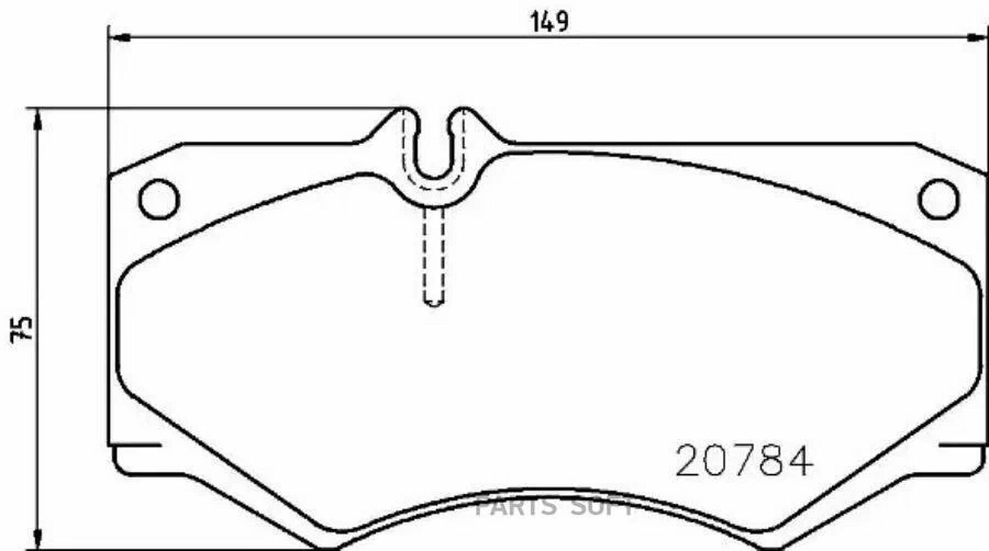 BREMBO P50003 Колодки тормозные дисковые передн. MERCEDES-BENZ G-CLASS (W460) 03/79-08/93 / MERCEDES-BENZ G-CLASS
