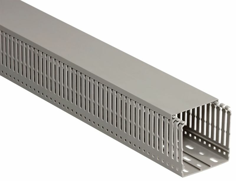 Кабель-канал перфорированный 80х60 L2000 импакт серия М (7х11) IEK CKM50-080-060-1-K03