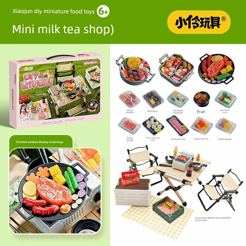 Детский набор Mini Outdoor Picnic Party — 24-элементный комплект для девочек на пикник
