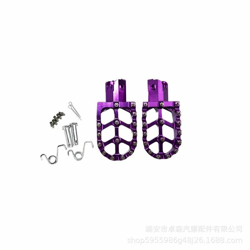 Подножки водителя пеги алюминиевые на питбайк кросс эндуро KAYO CRF TTR125 BSE APOLLO MX Ataki BSE